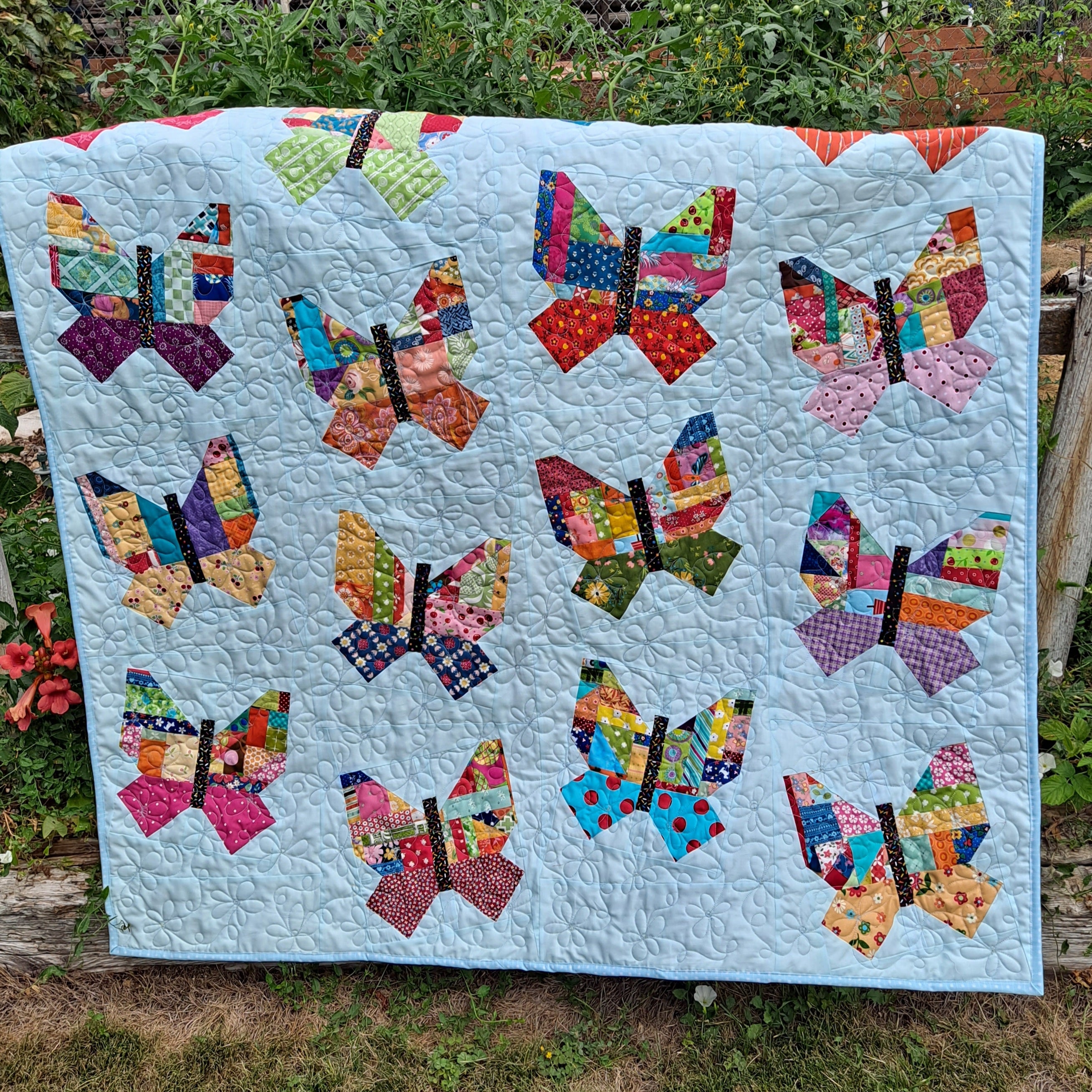 Butterfly Garden AccuQuilt Go Hug – Aunt Em's Quilts